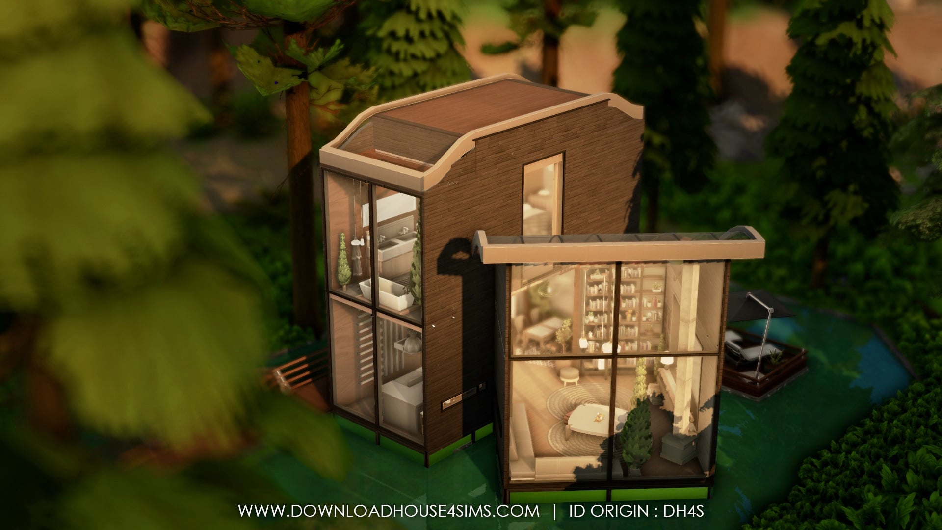 Ultra Modern Forest House (No CC) | Stop motion video | DH4S